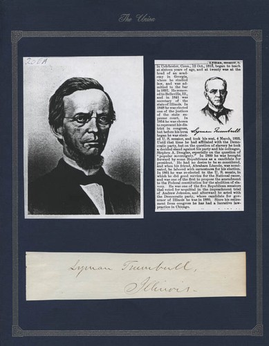 LYMAN TRUMBULL - AUTOGRAPH | eBay