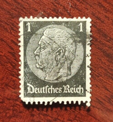 German postage stamp 1 Deutsche reich, very rare, excellent condition ...