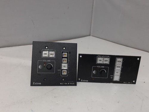 Lot of 2 Extron MLC 104 (1x mlc 10 IP PLUS and 1x mlc 104 L) media ...