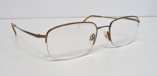 Marchon Eyeglasses Frames FLEXON 606 Bronze Half Rim 54 19~140 | eBay