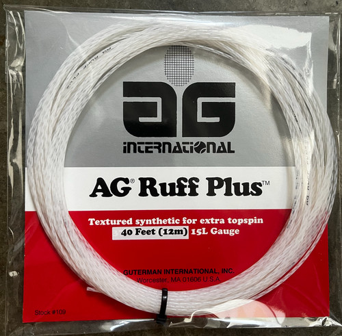 AG RUFF PLUS 15L Tennis String Set - White | eBay