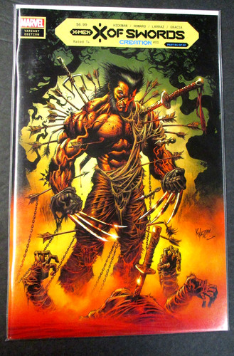 MARVEL COMICS X-MEN X OF SWORDS #1 OF 22 VARIANT EDITION WOLVERINE KYLE ...