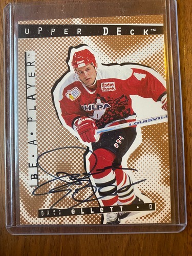 A54,357 - 1994-95 Be A Player Autographs #65 Dave Ellett | eBay