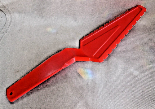 Tupperware #1228-3 10” Serrated Cake / Pie Server Slicer Orange | eBay