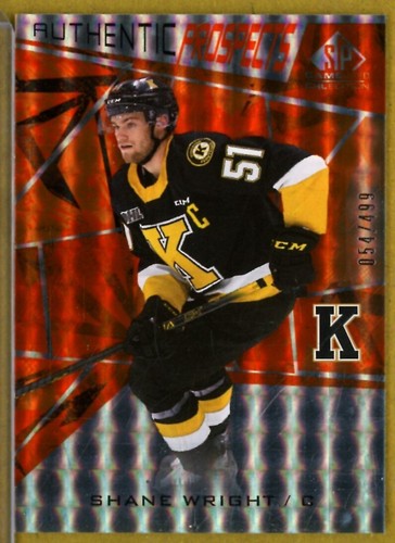 2021-22 SP Game Used CHL Orange #1 Shane Wright /499 - Kingston ...