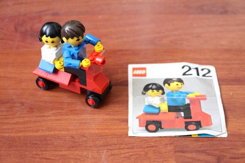 VINTAGE LEGO SET 212 SCOOTER, (100% COMPLETE AND CLEANED). | eBay