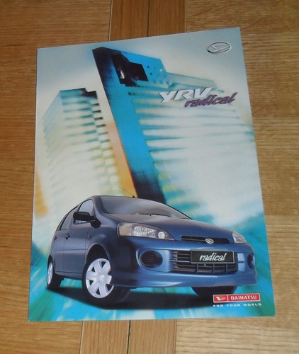 Daihatsu YRV Radical Brochure 2001 - Radical & Radical 2 | eBay
