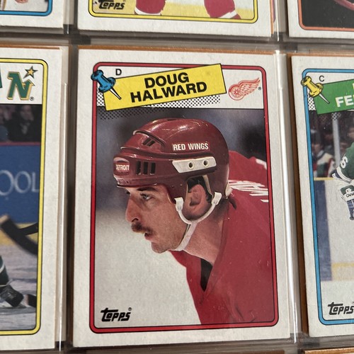 1988-89 Topps Detroit Red Wings Hockey Card #113 Doug Halward | eBay