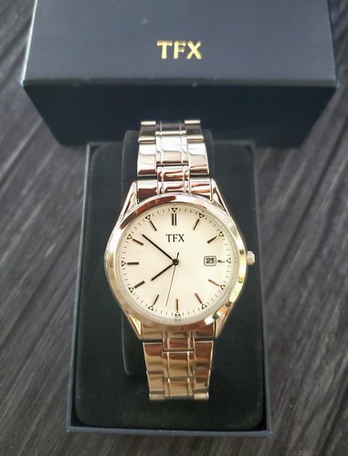 Bulova TFX Stainless Steel Date White Enamel Dial Mens Watch | eBay