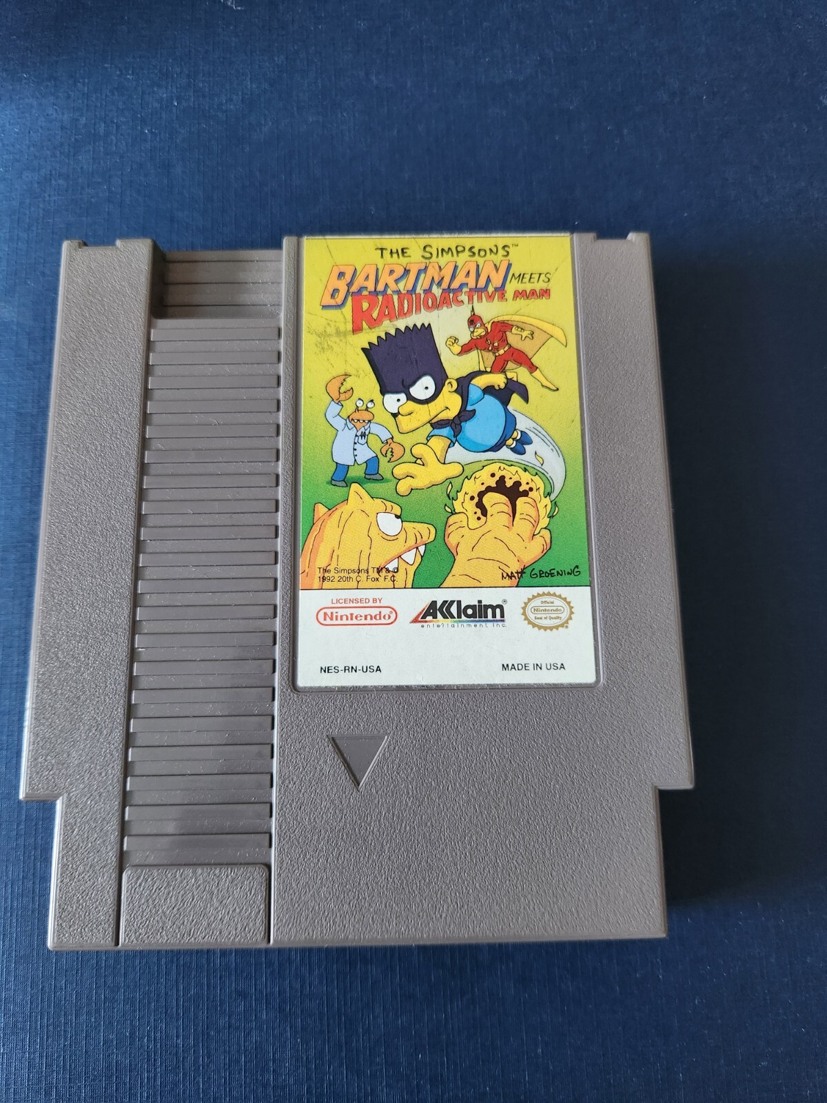 Simpsons: Bartman Meets Radioactive Man Value - GoCollect (nintendo-nes ...