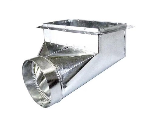 6" x 10" x 6 Galvanized 90° Floor Ceiling Heat AC Register Duct Boot ...