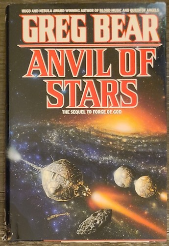 ANVIL OF STARS by Greg Bear (Hardcover 1992) Forge of God book 2 | eBay
