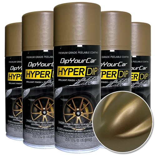 6 PACK - DYC HyperDip Aerosol Bronze Gold (Satin) NEW | eBay
