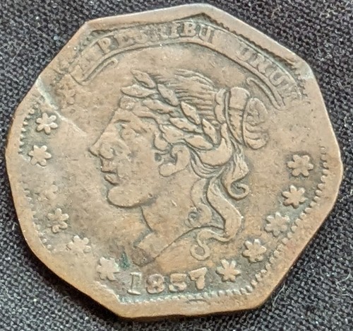 1837 Hard Times Octagon Shape VG Token | eBay