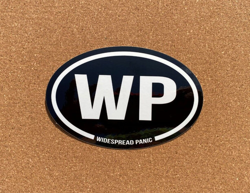 WP WSP Sticker - Oval 5X4” Widespread Panic Stickers Car Grade WMFP ...