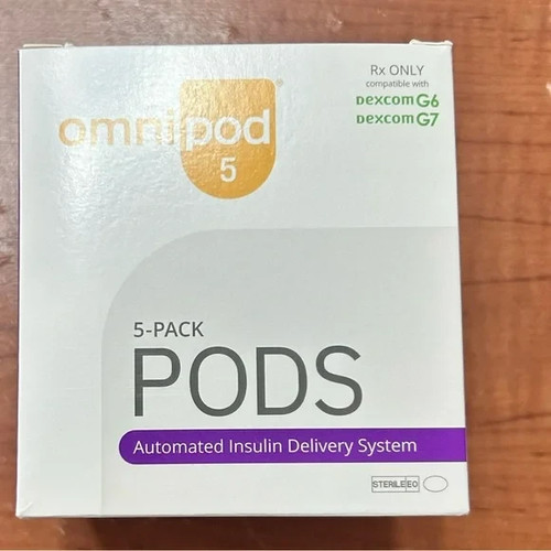 New Omnipod -1 Box 5 Pack- Brand Unopened Expiration 07/2026 | eBay