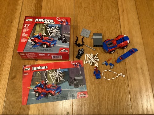 LEGO (10665) Juniors Super Heroes Spider-Man Car Pursuit Complete with ...