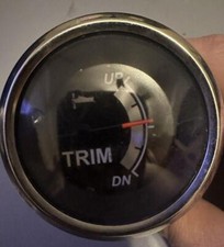 Teleflex Boat Tilt Trim Gauge Level 780817PMFB | 2 1/8 Inch Sterling ...