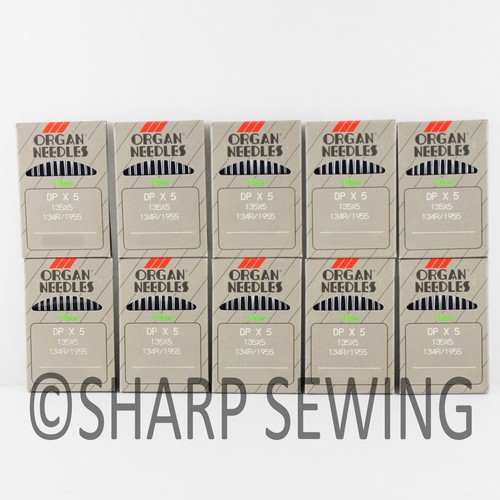 100 ORGAN 135X7 #12 INDUSTRIAL SEWING MACHINE NEEDLE 135X5 DPX5 SY1955 ...