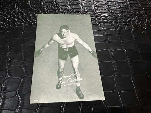 Vintage BOXER BOXING sports Penny Arcade Card (ARC062) KEN OVERLINE | eBay