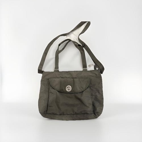 Baggalini Gray Cross-Body Shoulder Strap Bag With Turn Lock | eBay