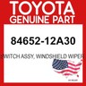 84652-12A30 Toyota OEM Genuine SWITCH ASSY, WINDSHIELD WIPER | eBay