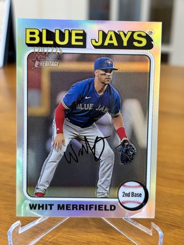 2024 Topps Heritage High Number - Whit Merrifield #359 Chrome Silver ...
