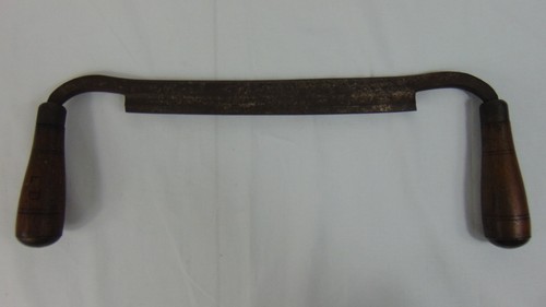 VINTAGE RAZOR BLADE DRAW KNIFE ~ SHAVE w 10" Blade Wood Handle | eBay