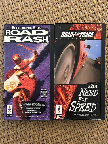 Lot Of 3DO Games - ROAD RASH / THE NEED FOR SPEED - Boxes And Disks ...