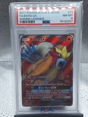 Entei-GX 10 (Shining Legends 2017) Pokemon Card