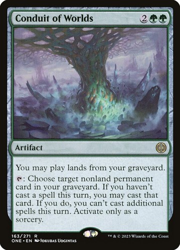 MTG Magic the Gathering Conduit of Worlds (163/530) Phyrexia All Will ...
