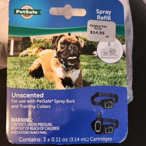 PetSafe Unscented Spray Refill Pack of 3 Refills PAC00-16646 [Brand New ...