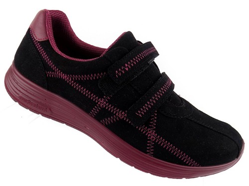 Hotter Memorise Black Pink Astrid Womens Casual Shoes Size 9M Comfort ...