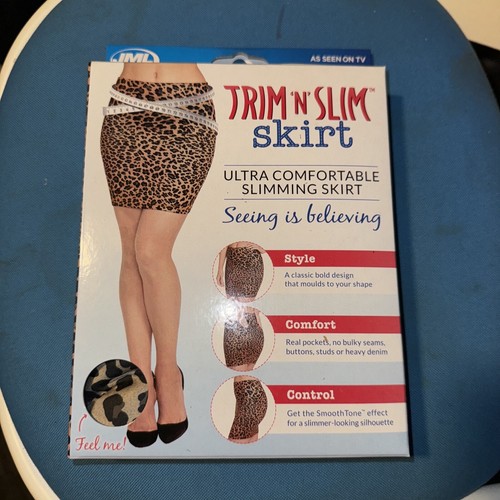 JML Skirt Trim 'N' Slim Leopard Print Shapewear Mini Size XXL | eBay UK