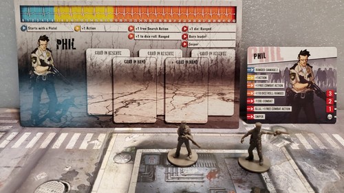 Zombicide 1st Edition Phil with Zombivor and 2nd Edition Card | eBay