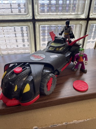 Imaginext DC Batman Ninja Armor Batmobile with Batman w/ extra figures ...