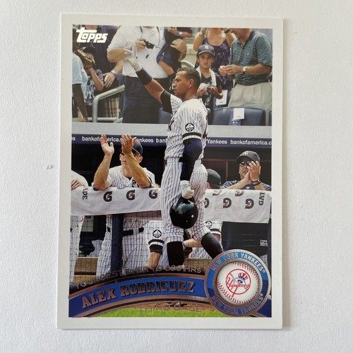 Alex Rodriguez 2011 topps youngest ever to 600 HRs #155 Series 1 ...