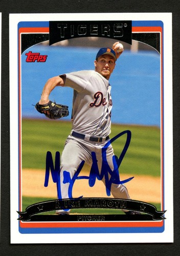 Mike Maroth #184 signed autograph auto 2006 Topps Baseball Trading Card ...