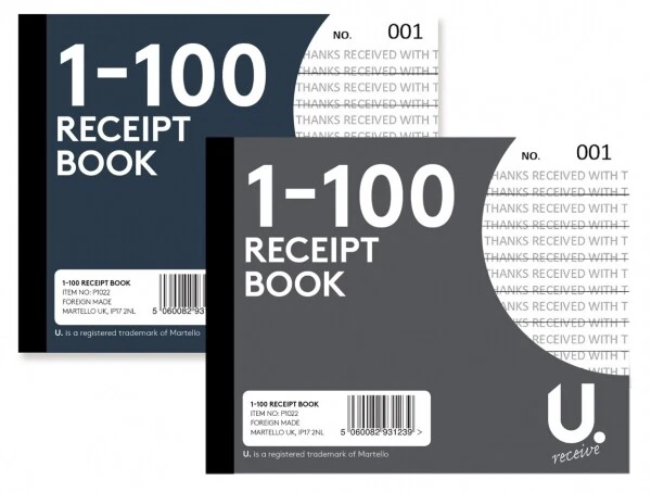 Printable Receipt Books J.Burrows Carbonless Duplicate Cash Receipt ...