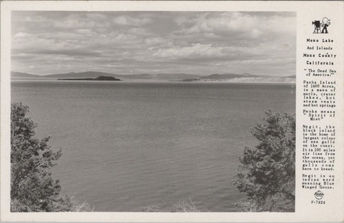 RPPC Mono County Lake Islands Paoha Negit CA Frashers Foto photo ...