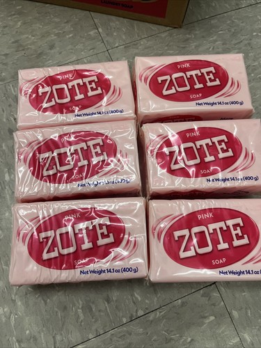 6 Pack of Zote Pink Laundry Bar Soap ( 14.1 oz) 811419101994| eBay