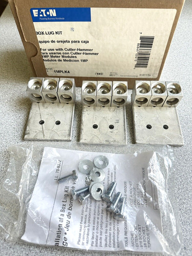 NEW Eaton Cutler Hammer 1MPLK4 Box Lug Kit 600A for 1MP Type Meter ...