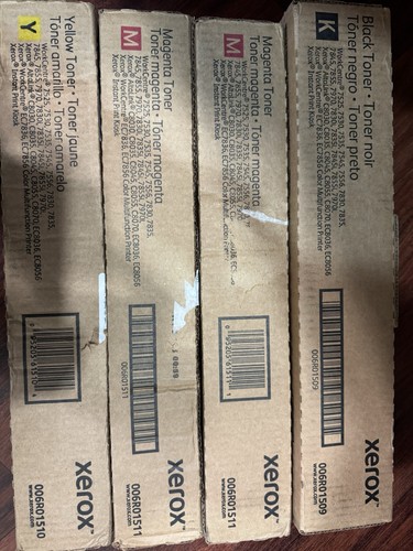 Genuine Xerox Toners 006R01510 006R01511 006R01509 Sealed boxes | eBay