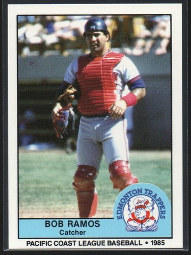 Bob Ramos 1985 Cramer Edmonton Trappers #15 California Angels #1 | eBay
