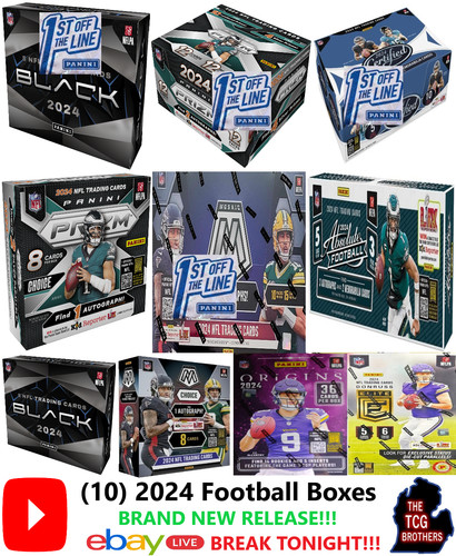 Chicago Bears Break 778 2024 PRIZM FOTL HOBBY BOX CHOICE MOSAIC BLACK ...