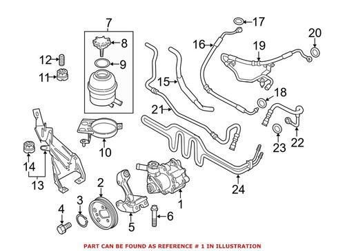Genuine OEM Power Steering Pump for BMW 32416798865 | eBay