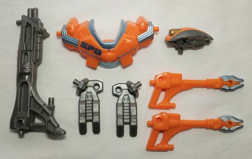 POWER RANGERS SPD BATTLIZED SHADOW RANGER Accessories Gun Armor 2005 ...