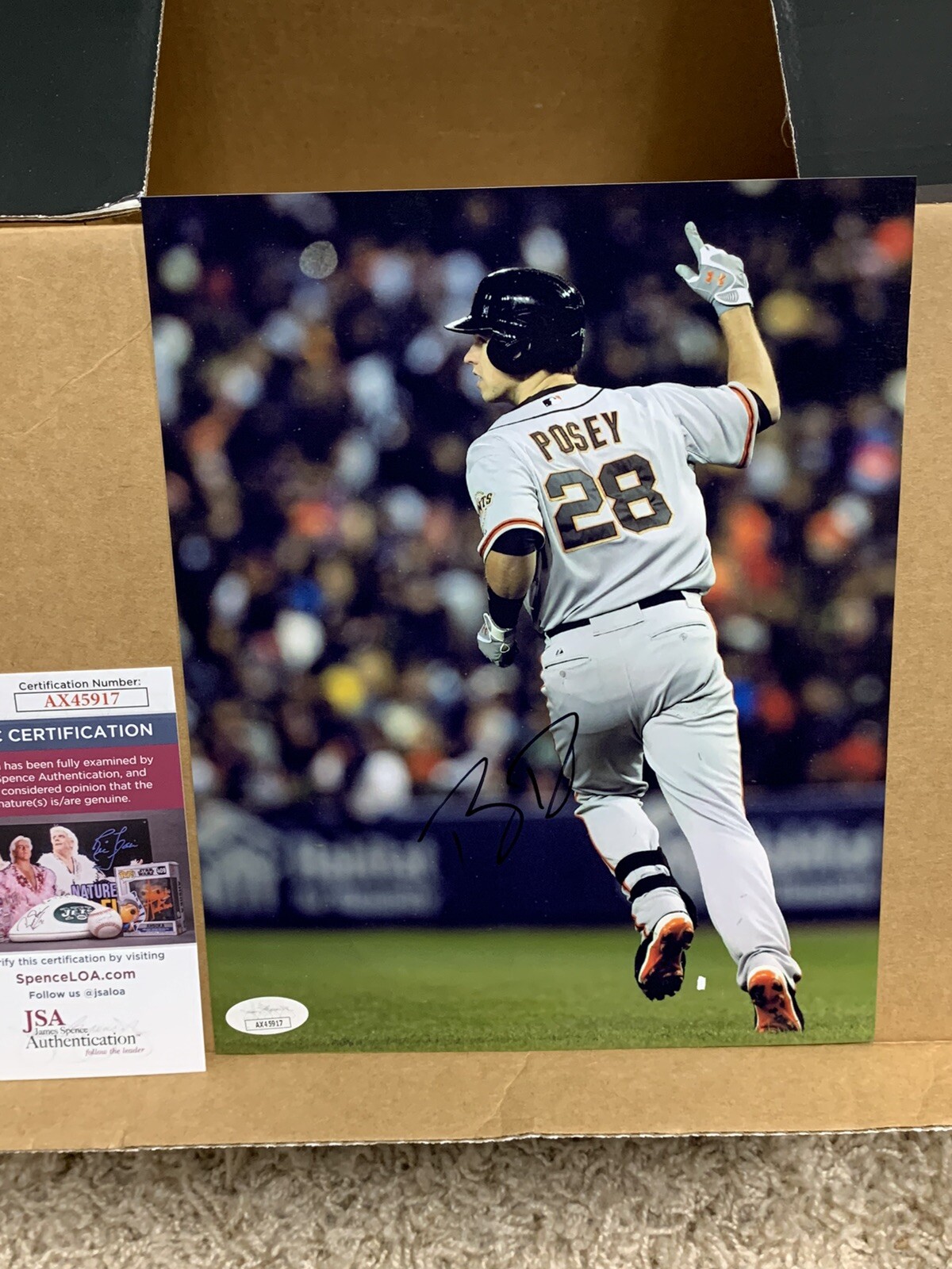 Buster Posey Autographed Memorabilia | Signed Photo, Jersey ...