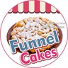 Funnel Cakes DECAL (Choose Your Size) Food Truck Concession Vinyl ...