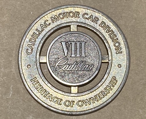 Cadillac Heritage Of Ownership Emblem Vlll | eBay